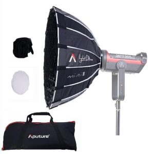 aputure light dome mini iii deep octagon bowens mount softbox with honeycomb grid for amaran 300c 150c 200x s 100d s aputure 600d 600xpro