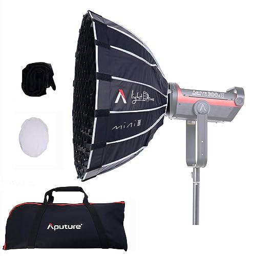 Aputure Light Dome Mini III Deep Octagon Bowens Mount Softbox with Honeycomb Grid for Amaran 300C 150C 200X S 100D S Aputure 600D 600XPRO