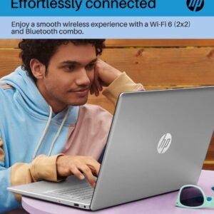 HP 2023 Newest Touchscreen Business Laptop, 17.3 Inch HD+ Display, AMD Ryzen 5 7530U Processor(Beats i7-1165G7), 16GB RAM, 1TB SSD, Wi-Fi 6, Anti-Glare, Webcam, Windows 11 Home, Bundle with JAWFOAL