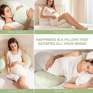 InnoLuxe Pregnancy Wedge Pillows for Sleeping, Maternity Pillow for Pregnant Women, Soft Pregnancy Pillow Support for Back, Belly, HIPS & Legs, Travel Friendly & Machine Washable