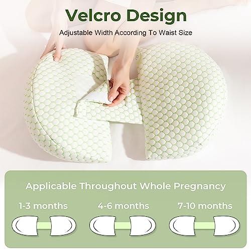 InnoLuxe Pregnancy Wedge Pillows for Sleeping, Maternity Pillow for Pregnant Women, Soft Pregnancy Pillow Support for Back, Belly, HIPS & Legs, Travel Friendly & Machine Washable