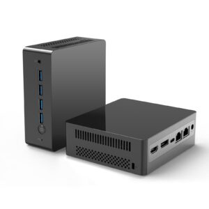 dual lan mini pc, win 11 pro, 8gb ram, 256gb ssd storage mini desktop computer intel celeron processor n5105, mini pc for home/office