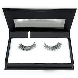 Luxe Lash Cutie - Premium Faux Mink False Eyelashes Kit with Featherlight Band, Reusable, Hypoallergenic Eyelash Extension for a Classy Natural Look, and with Effortless Application