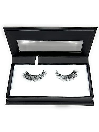 Luxe Lash Cutie - Premium Faux Mink False Eyelashes Kit with Featherlight Band, Reusable, Hypoallergenic Eyelash Extension for a Classy Natural Look, and with Effortless Application