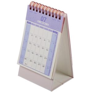 didiseaon easel calendar 2024 office supplies desk calendar daily schedule planner mini monthly calendar desk pad calendar to- do decor 2024 desktop calendar scroll simple clamshell paper