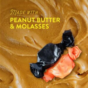 Melster Candies Peanut Butter Kisses Halloween Candy (Two 3.5 oz Bags)