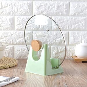 Guolarizi Kitchen Supplies Pot Cover Rack Sitting Type Pot Cover Shelf Rack Household Plastic Bracket Things for The Kitchen Sink