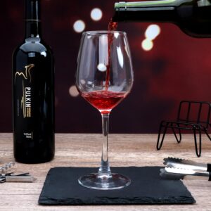 Cadamada Wine Glasses Set of 8, 12oz Red Wine Glasses, for Red or White Wine, High-end Banquet, Wedding, Gift, Lead-Free Red Wine Goblets, Party, Bar, Anniversary, Housewarming