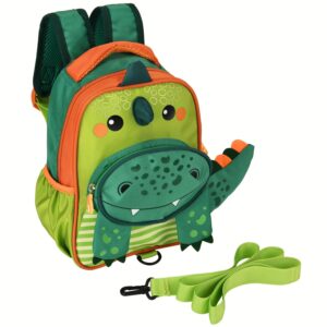 onglyp toddler backpack for girls and boys ages 2-5,waterproof preschool backpack for kids,cute children kindergarten bookbag (dinosaur, toddler backpack(ages 2-5))