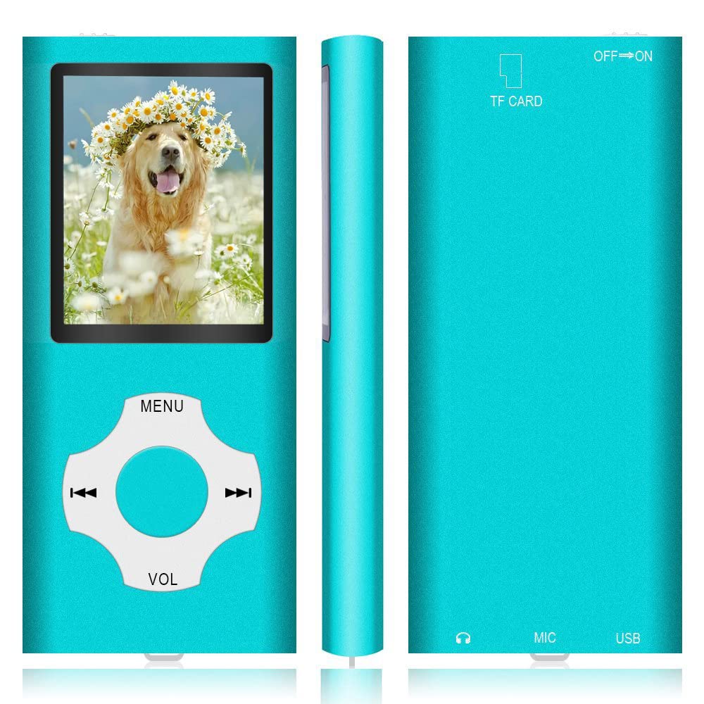 MP3 Player / MP4 Player, Hotechs MP3 Music Player with 32GB Memory SD Card Slim Classic Digital LCD 1.82'' Screen Mini USB Port with FM Radio, Voice Record