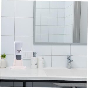 Cabilock 1pc Water Tray Household Dispenser Tray Soap Dispenser Drip Catcher Dispenser Stand Shower Containers Drip Tray Wall Foam Soap Dispenser Plastic Drip Tray White Dripper Automatic