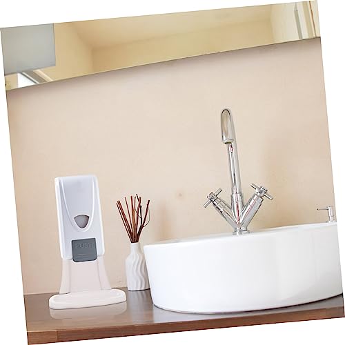 Cabilock 1pc Water Tray Household Dispenser Tray Soap Dispenser Drip Catcher Dispenser Stand Shower Containers Drip Tray Wall Foam Soap Dispenser Plastic Drip Tray White Dripper Automatic