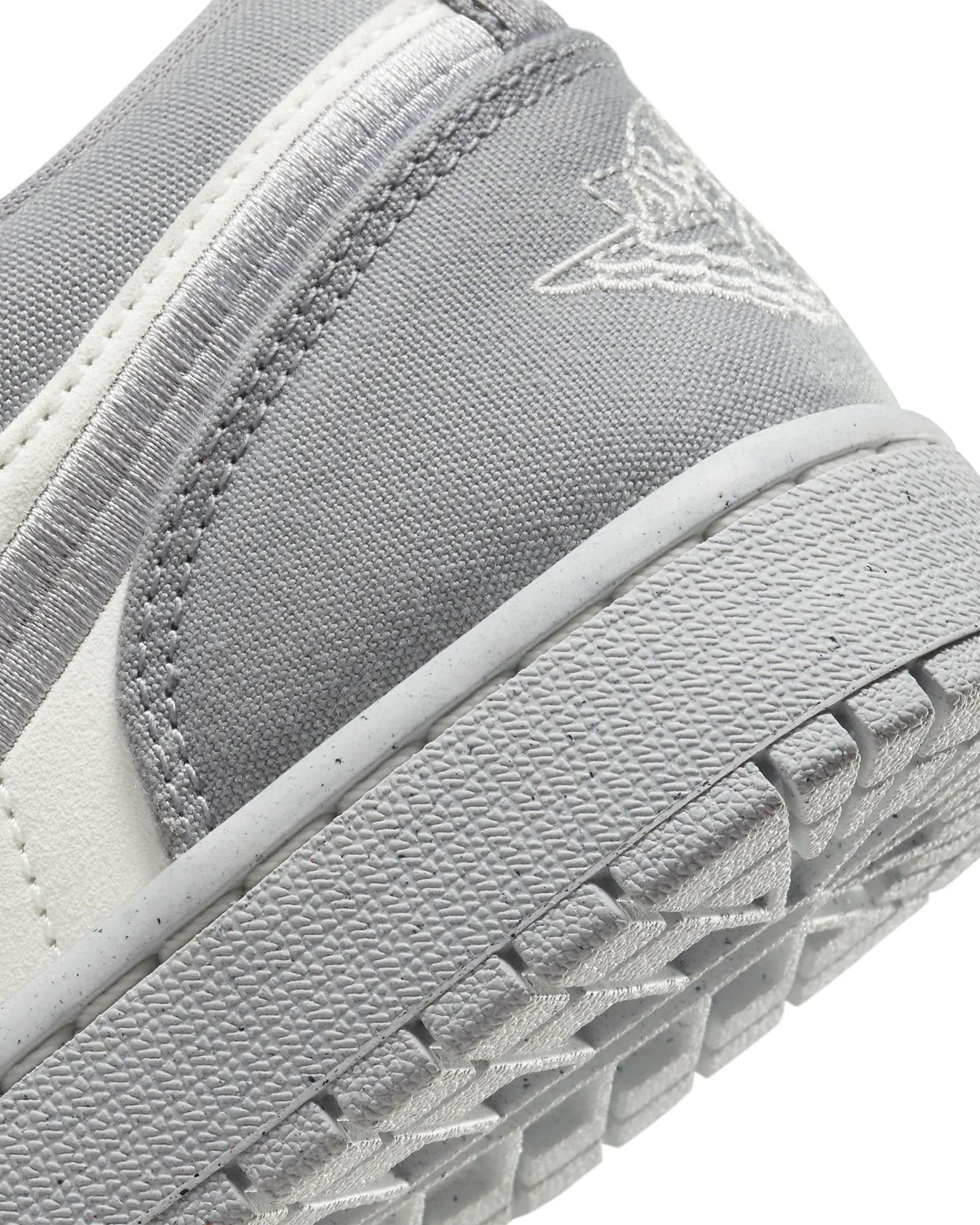 Women's Jordan 1 Low SE Light Steel Grey/Sail-White (DV0426 012) - 10