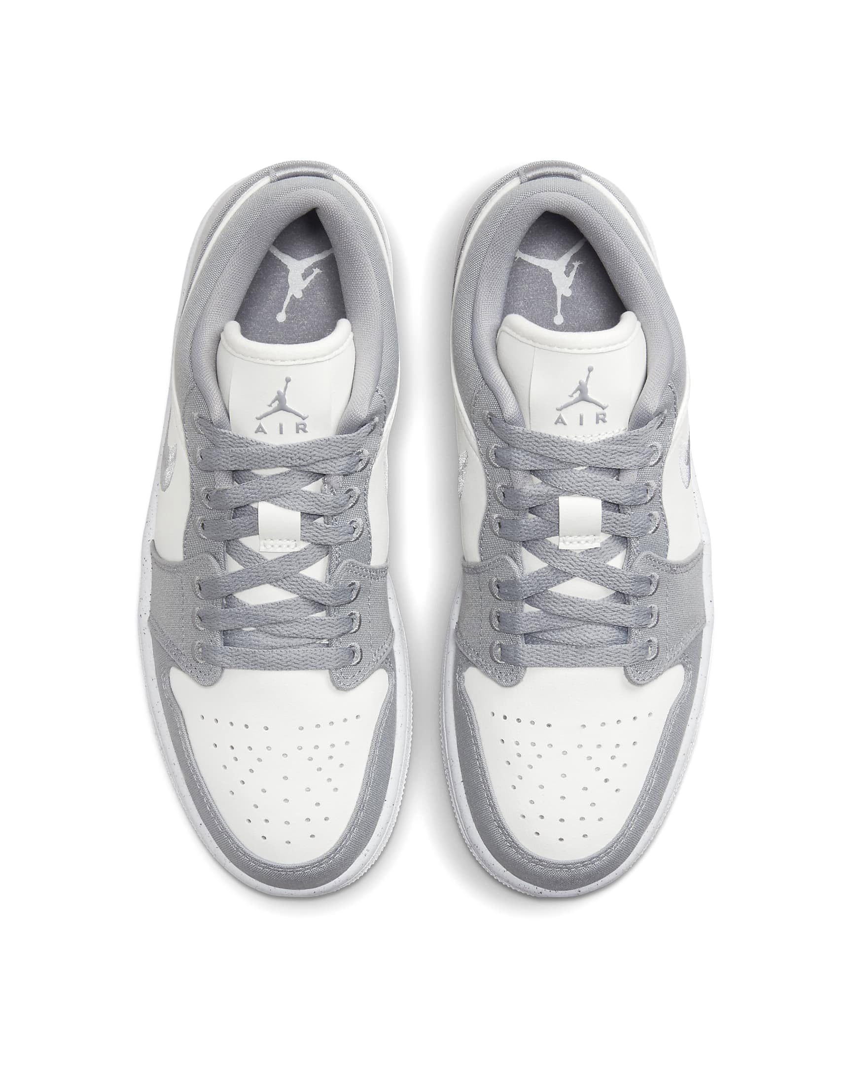 Women's Jordan 1 Low SE Light Steel Grey/Sail-White (DV0426 012) - 10