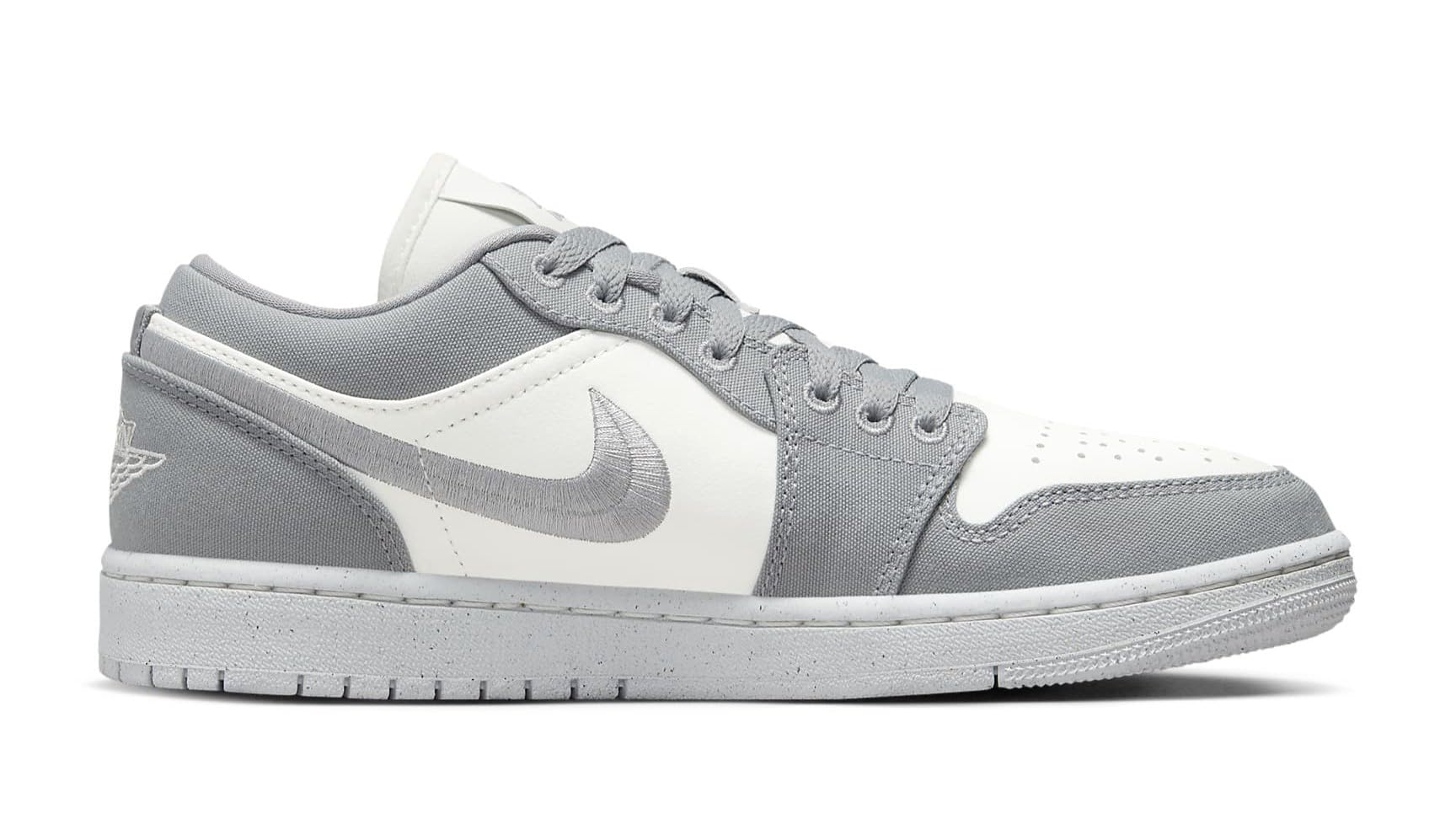 Women's Jordan 1 Low SE Light Steel Grey/Sail-White (DV0426 012) - 10