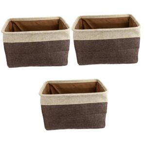 popetpop 3 pcs pet toy basket locker decorations carinify toy laundry basket car toys make up organizers bag cars toy shelf organizer to weave oxford cloth storage basket office