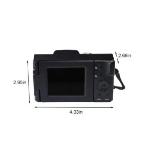 2.4 Inch TFT-LCD Screen HD Digital Camera Selfie SLR Camera 1920X1080 FHD Video Camera, HD Flip Screen Selfie SLR Camera with 16 Times Digital Zoom, Electronic 𝐀𝐧𝐭𝐢-𝐒𝐡𝐚𝐤𝐞