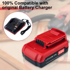 3.0Ah 18 Volt Replacement for Porter Cable 18V Battery Lithium PC18BLX PC18BLEX PC18BL PC18B PC18B-2 PCC489N PCXMVC Compatible with Porter Cable 18 Volt Cordless Power Tools Batteries