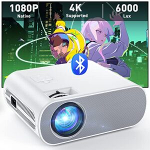 hompow projector, native 1080p full hd projector cs05