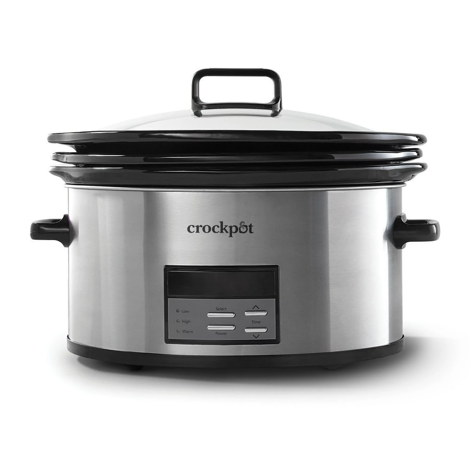 Crock-Pot CrockPot Choose-a-Crock 6-Quart Programmable Slow Cooker, Stainless Steel