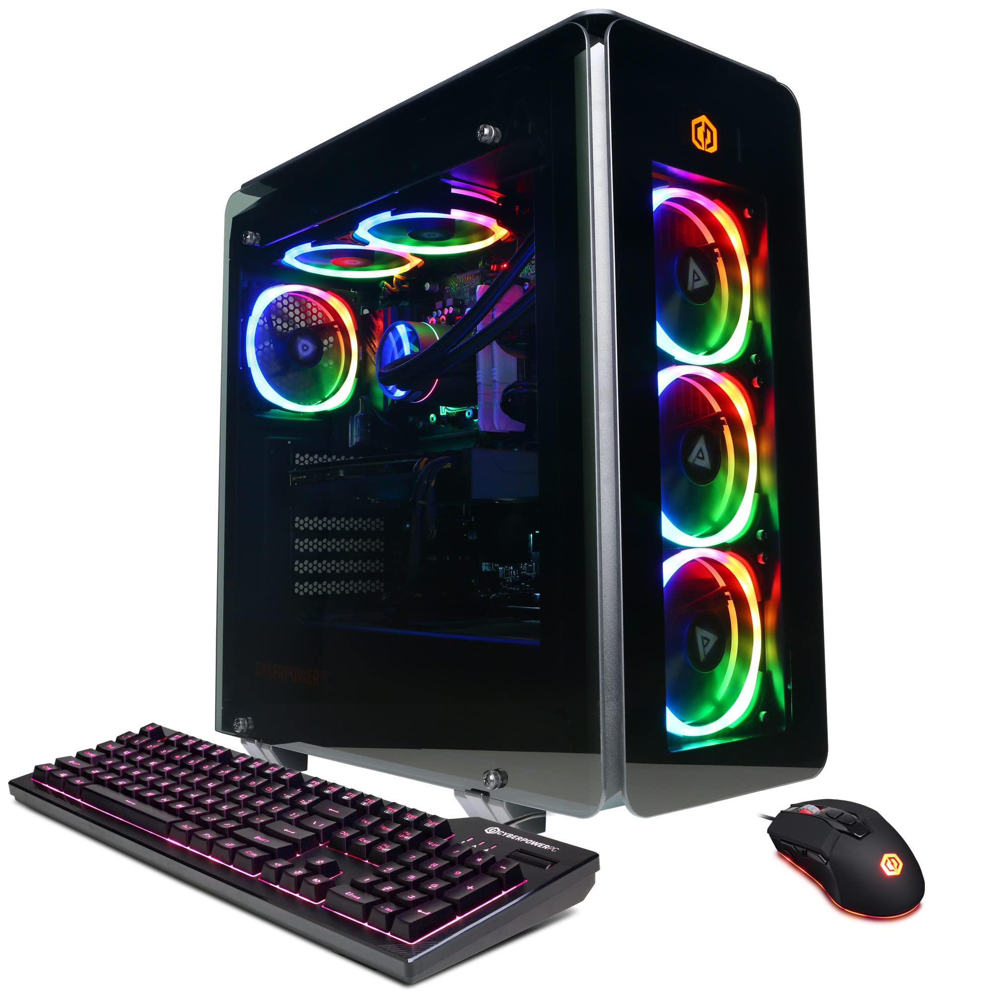 CyberpowerPC Gamer Supreme Liquid Cool Gaming PC, AMD Ryzen 9 7900X 4.7GHz, GeForce RTX 4060 Ti 16GB, 32GB DDR5, 2TB NVMe SSD, Wi-Fi Ready & Windows 11 Home (SLC8400A2),Black