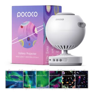 【limited time offer: 16% off 】pococo galaxy projector + aurora and deep sea - discs (6 pieces)