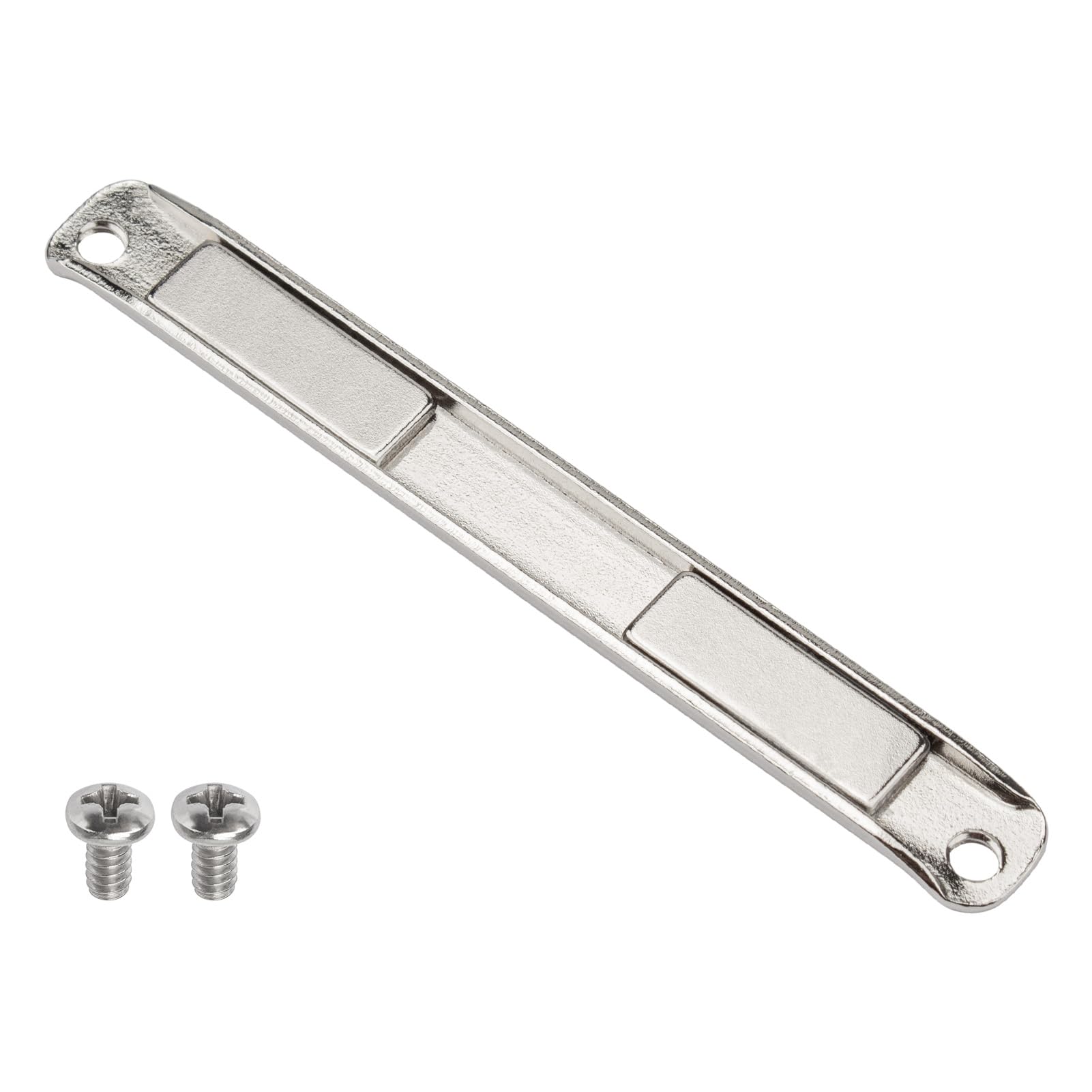 GRONGU Shower Door Magnet Replacement and Screws with Stainless Steel U-Channel Fit for Swinging Shower Doors & Pivot Shower Doors, Glass Shower Door Magnetic Strip, Shower Door Replacement Parts