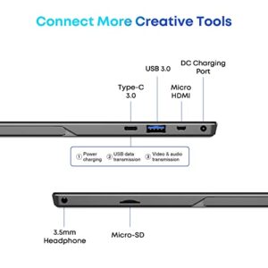 CHUWI UBook X 12'' Windows 11 Tablet, 12GB RAM 512GB ROM,1TB Expand, i5-10210Y Up to 4GHz, 2-in-1 Touchscreen Tablet Bundled with Keyboard & Pen, 2160X1440 IPS,HDMI,Type C/WiFi 5/Webcam/38WH