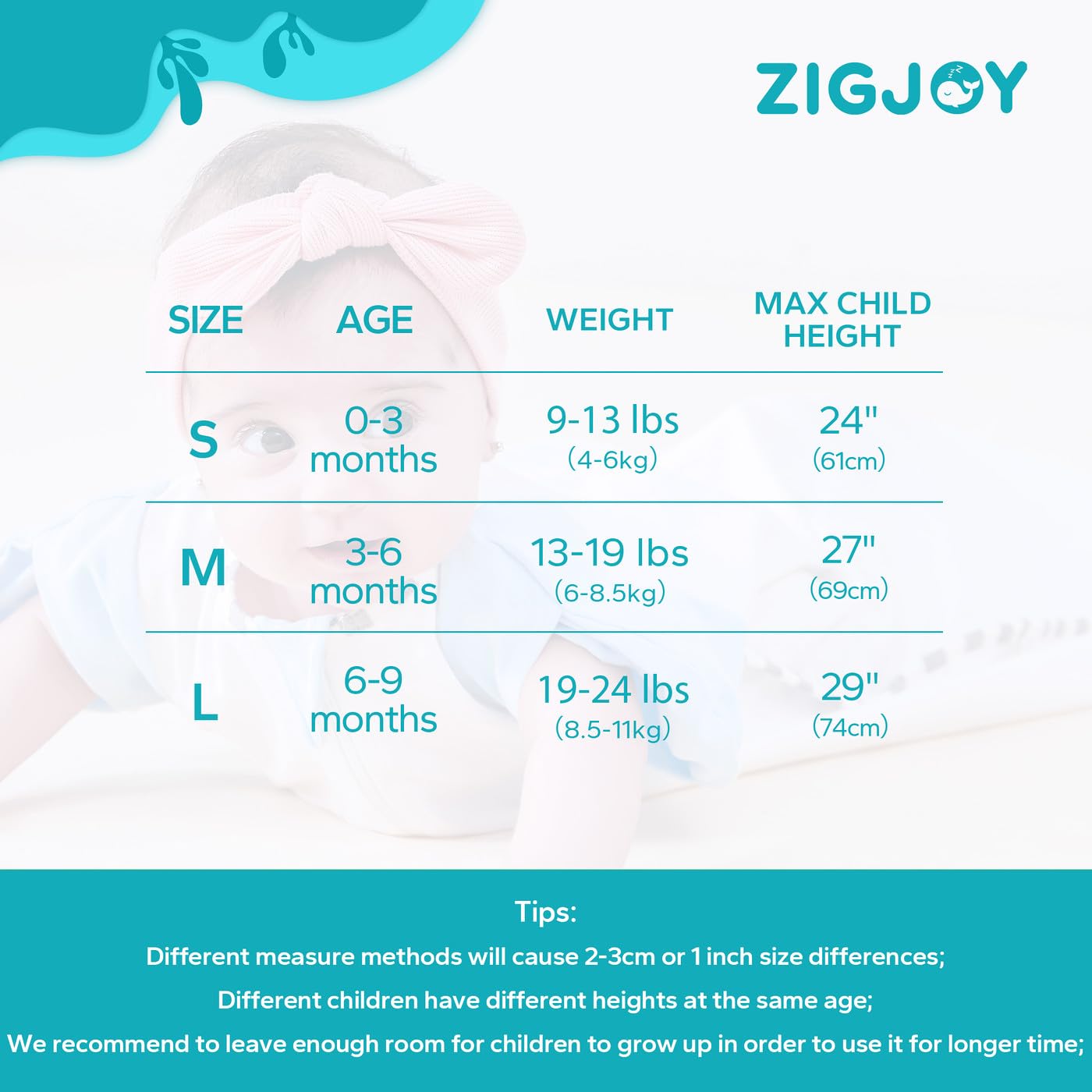 ZIGJOY Baby Transition Swaddle, 1.0 TOG Snug Fit Baby Swaddle with 2-Way Zipper, 100% Cotton Sleep Sack 3-6 Months, Gentle Gray