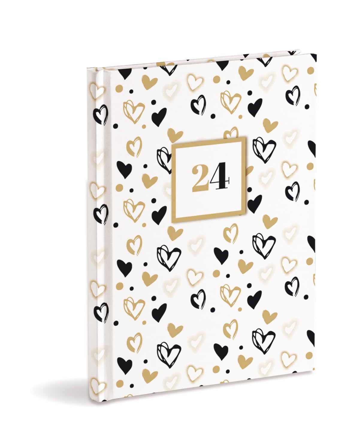 Daily Organiser Diary 2025 cm, 15 x 21 cm, Closed January-December 2024, Hardcover