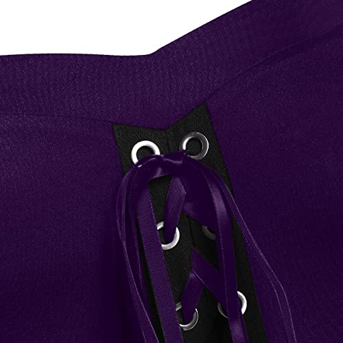 UEGEQU Todays Daily Deals,Traveler Dress for Women, Black Birthday Women Sexy T Shirt Dresses 2024 Casual Dinner Plus Size Cold Shoulder Butterfly Sleeve Halloween Gothic Club Denim (L, Purple)