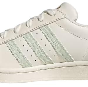 Adidas Woman's Superstar W, Cloud White/Linen Green, 9 M