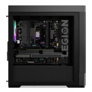 Lenovo Legion T5 Gaming Desktop, AMD Ryzen 7 5700G(Beat i9-10900K) Up to 4.6GHz, GeForce RTX 3060 Ti 8GB, 64GB DDR4, 2TB PCIe SSD+ 2TB HDD, Wi-Fi 6, Bluetooth, USB-C, RJ45, HDMI, Win 11 Pro, Black