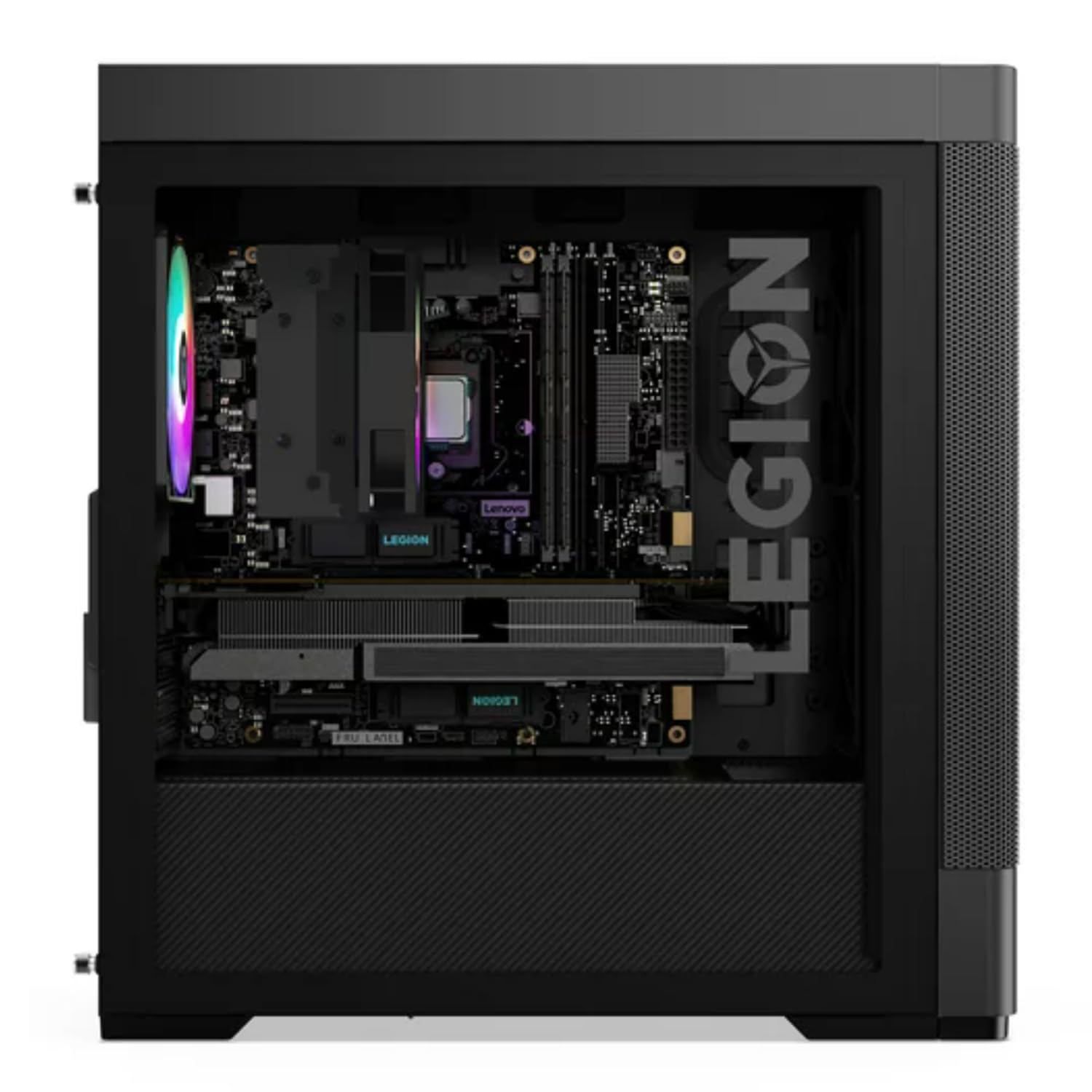 Lenovo Legion T5 Gaming Desktop, AMD Ryzen 7 5700G(Beat i9-10900K) Up to 4.6GHz, GeForce RTX 3060 Ti 8GB, 64GB DDR4, 2TB PCIe SSD+ 2TB HDD, Wi-Fi 6, Bluetooth, USB-C, RJ45, HDMI, Win 11 Pro, Black