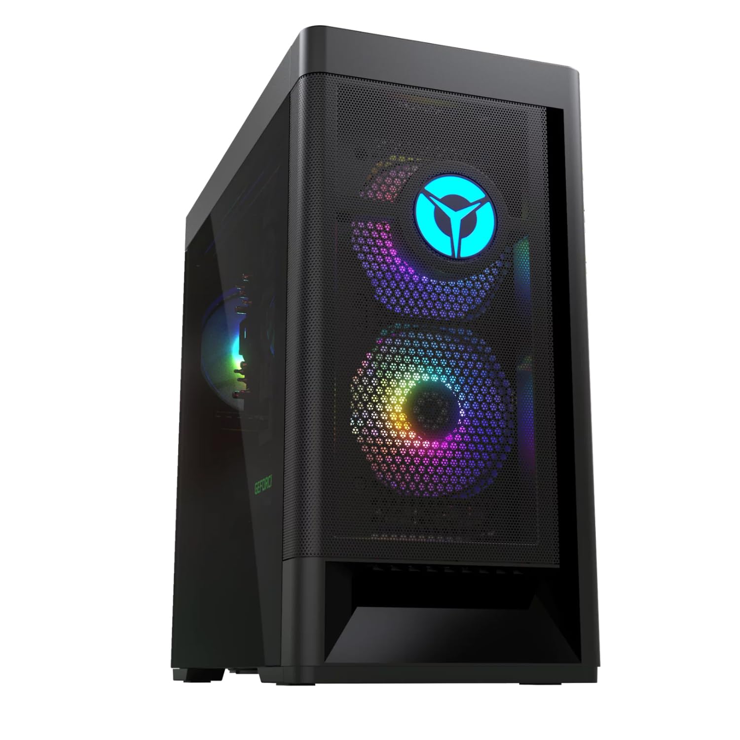 Lenovo Legion T5 Gaming Desktop, AMD Ryzen 7 5700G(Beat i9-10900K) Up to 4.6GHz, GeForce RTX 3060 Ti 8GB, 64GB DDR4, 2TB PCIe SSD+ 2TB HDD, Wi-Fi 6, Bluetooth, USB-C, RJ45, HDMI, Win 11 Pro, Black