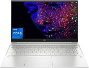 hp 2023 newest pavilion laptop, 15.6" fhd ips display, intel core i7-1355u up to 5ghz, 64gb ddr4 ram, 2tb ssd, intel iris xe graphics, wi-fi 6, bluetooth, windows 11 home