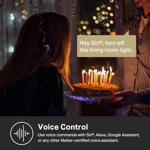 Kasa Matter Smart Dimmer Switch: Voice Control w/Siri, Alexa & Google Assistant | UL Certified | Timer & Schedule | Easy Guided Install | Neutral Wire Required | Single Pole | 2.4GHz Wi-Fi | KS225