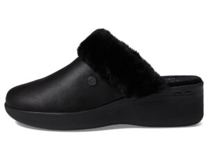 skechers martha stewart - pier lite - cozy high black 9 b (m)