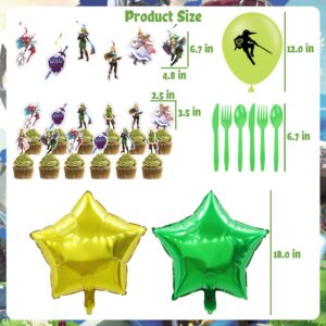 Legend Birthday Party Decorations, Legend Party Supplies Set Include Banner, Hanging Swirls, Tablecloth, Tableware, Balloons, Cake Toppers, Legend Party Favors