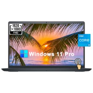 dell inspiron 15 3000 3520 business laptop computer[windows 11 pro], 15.6'' fhd touchscreen, 11th gen intel quad-core i5-1135g7, 32gb ram, 1tb pcie ssd, numeric keypad, wi-fi, webcam, hdmi, black