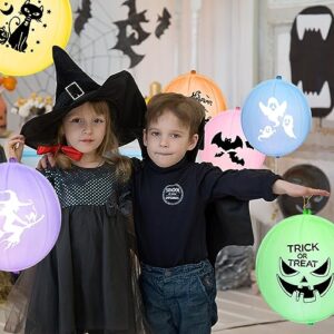 Halloween Games, 18 Inches Halloween Punch Balloons Heavy Duty Halloween Party Favors Supplies for kids Adults Halloween Party Decorations Trick or Treat Toys Game Favors Punching Balloons