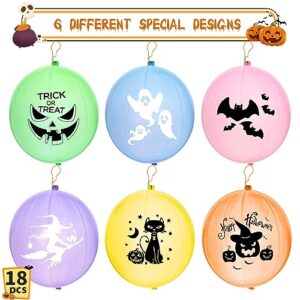 Halloween Games, 18 Inches Halloween Punch Balloons Heavy Duty Halloween Party Favors Supplies for kids Adults Halloween Party Decorations Trick or Treat Toys Game Favors Punching Balloons