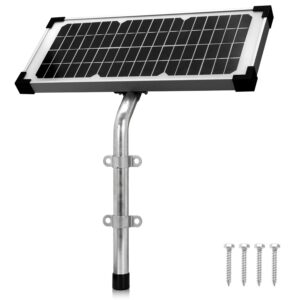 10 watt solar panel kit replace fm123 for mighty mule automatic gate openers electrical fence