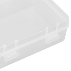 Mini Transparent Container Box Small Clear Dustproof PP Safe Multifunctional Rectangular Jewelry Storage Box Makeup Products