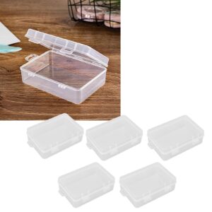 Mini Transparent Container Box Small Clear Dustproof PP Safe Multifunctional Rectangular Jewelry Storage Box Makeup Products