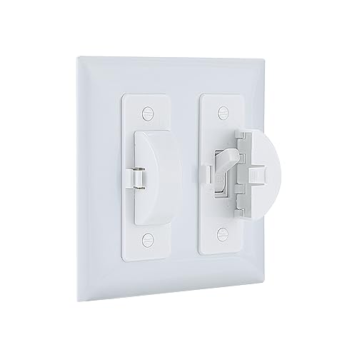 Switch Cover-Light Switch Cover-Light Switch Cover Guard-Light Switch Guard-Light Switch Cover Child Proof-Child Proof Light Switch Cover(White,1pc)