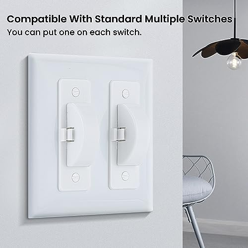 Switch Cover-Light Switch Cover-Light Switch Cover Guard-Light Switch Guard-Light Switch Cover Child Proof-Child Proof Light Switch Cover(White,1pc)