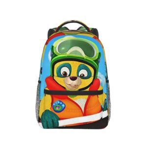 KOVOS Special Anime Agent OSO Laptop Bag Cartoon Backpack Casual Travel Backpacks Daypack For Men Women