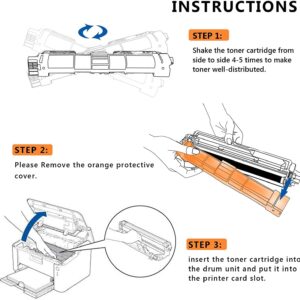 TN630 Toner Cartridge Black (2-Pack)：Compatible TN-630 Toner Cartridge Replacement for Brother TN630 TN-630 Toner HL-L2300D L2305W L2320D L2380DW MFC-L2680W L2685DW L2707DW L2720DW L2540DW Printer