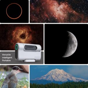 DWARFLAB Dwarf II Smart Digital Telescope - Portable, Ultralight, and Packed with Advanced Features for Astronomy Star Parties, Birding, for Adults and Kids, Beginners and Advanced Players (Deluxe)